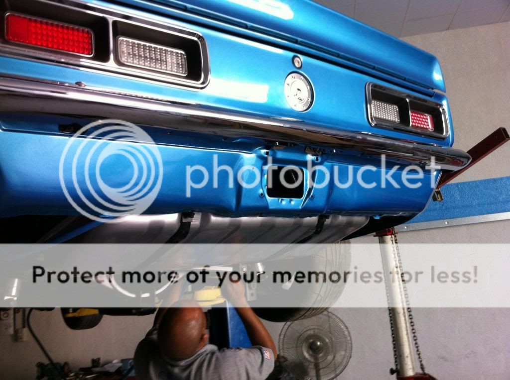 68 camaro Aeromotive EFI fuel tank and Ridetech gas cap install photos ...