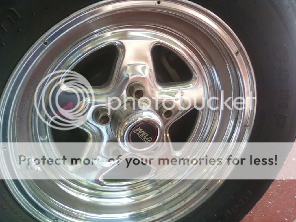 Weld Prostars 15x3.5 & 15x8 with tires | Mustang and Ford Performance ...