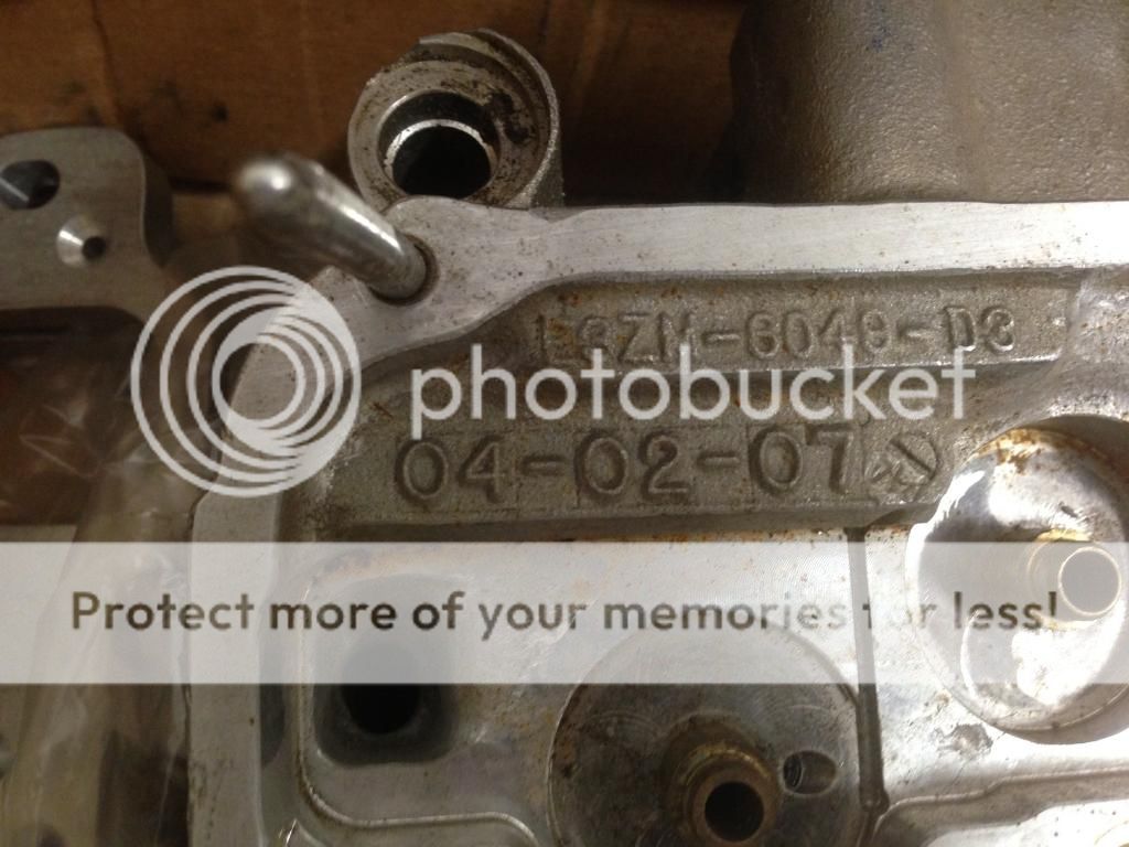 Roush/yates D3 heads(bare) with matching ford racing M9424-C58 intake ...